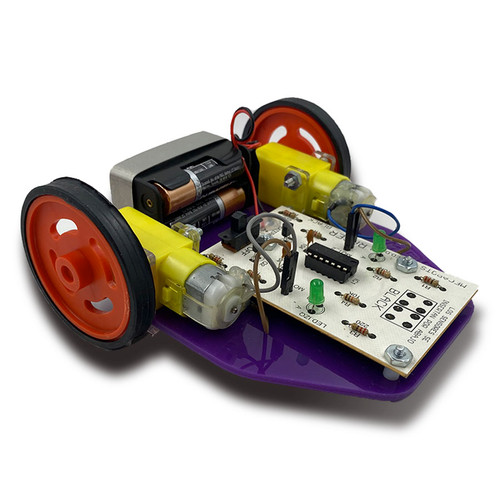 Seguidor de línea negra ''Racer Black'' | mecabots-kits