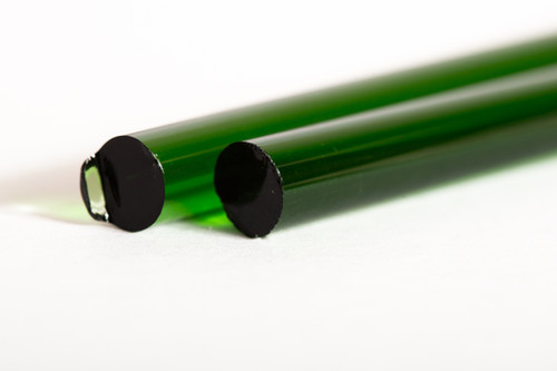 26mm Transparent Green Borosilicate Rod | Boro New Zealand
