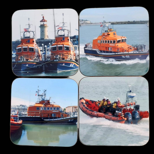 Set of 4 RNLI Ramsgate Coasters | Turner Rowe Art Cent