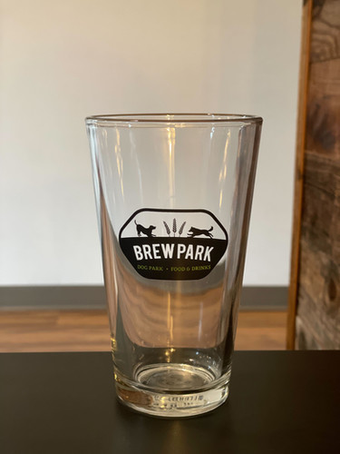 Pint Glass with Round Logo | Brew Park Plymouth