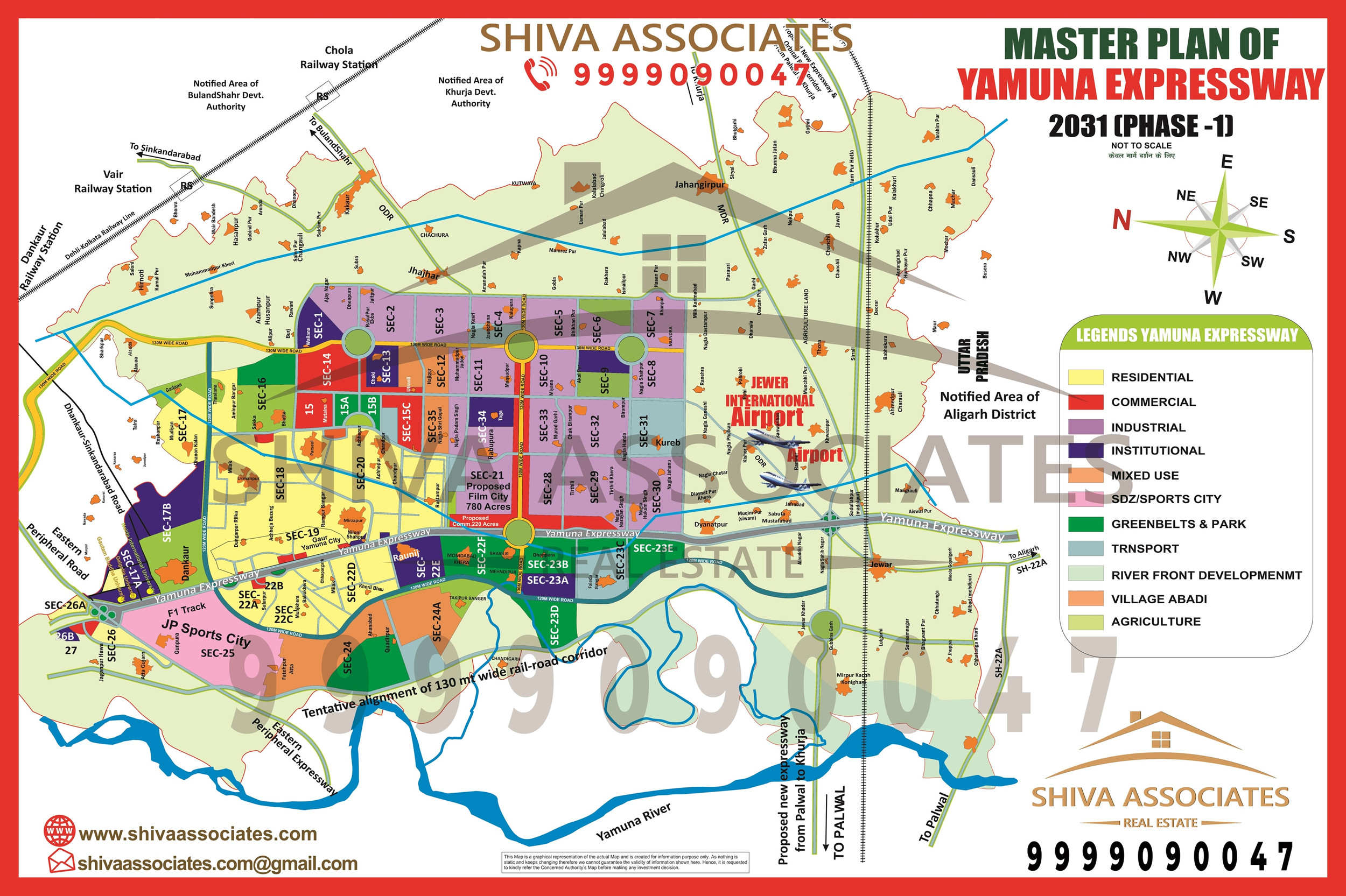 Yamuna Expressway Map | Shiva Associates