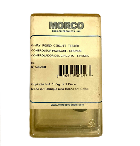 MORCO, 6150350B, 6-Way Round Circuit Tester | R&M Truck & Trailer