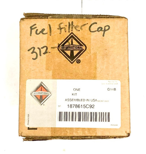 NAVISTAR INTERNATIONAL, 1878615C92, Fuel Filter Cap Kit | R&M Truck ...