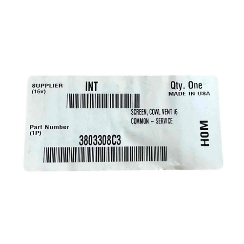 NAVISTAR INTERNATIONAL, 3803308C3, Cowl Vent or Cab Screen | R&M Truck ...
