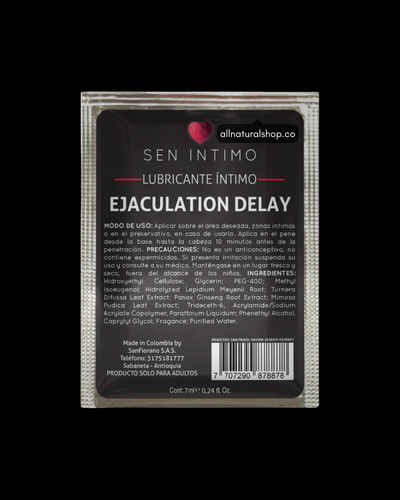 Retardante Ejaculation Delay Sen Íntimo 7mL | All Natural