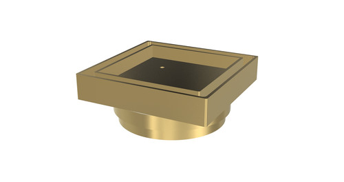80mm Tile Insert Waste Brass | harmony-bathroomware