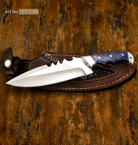 Atlas Azure Full Tang Hunting Bushcraft Knife | Prime Steel Industry
