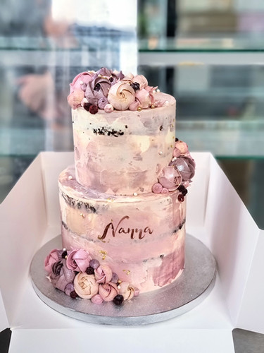 Rustic flower cake | Bake My Day