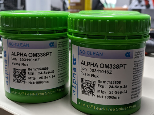 ALPHA® OM-338-PT Fine Feature, Zero Halogen, Pin-Testable Lead-Free ...