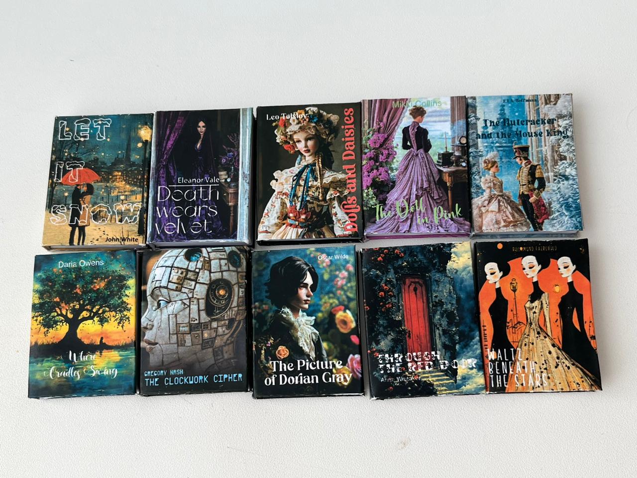 Create Miniature Books for Dollhouses