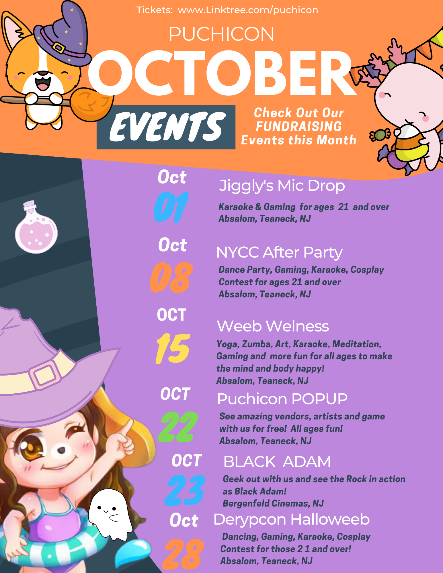 @Everyone Enjoy our Fall calendar of events and a special | | Puchicon