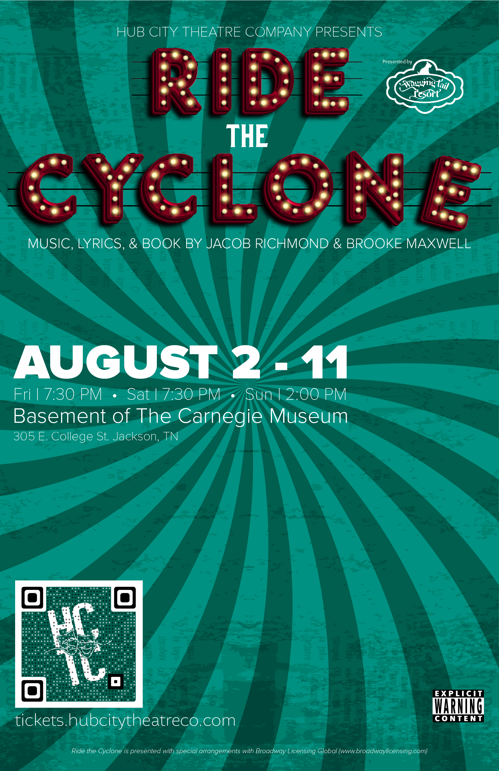 Ride the Cyclone | Hub City Theatre Company