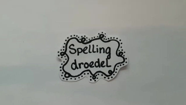 Spelling droedel