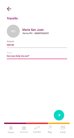 Help Center | Fund Transfer | Komo by EastWest