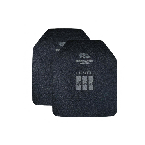 Lightweight Polyethylene Plates: Level III Set of Two