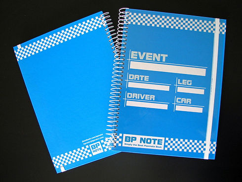 BP NOTE Rally Pacenote Book | Key features