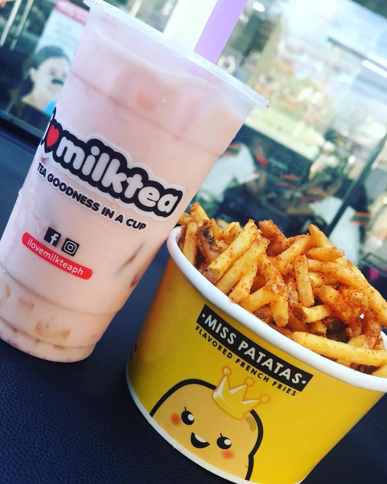 FRENCH FRIES + I LOVE MILK TEA? A MATCH MADE IN HEAVEN!