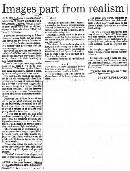 George Morant - The Reviews