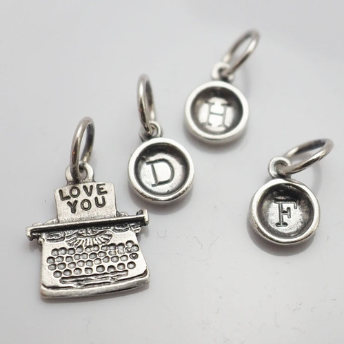 TYPEWRITER KEY CHARM | jenniwilson