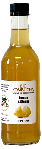 Kombucha: Lemon & Ginger | www.bigjuiceltd.com