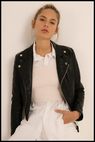 SANDRA Milano Midi Biker Jacket | Indie Identity