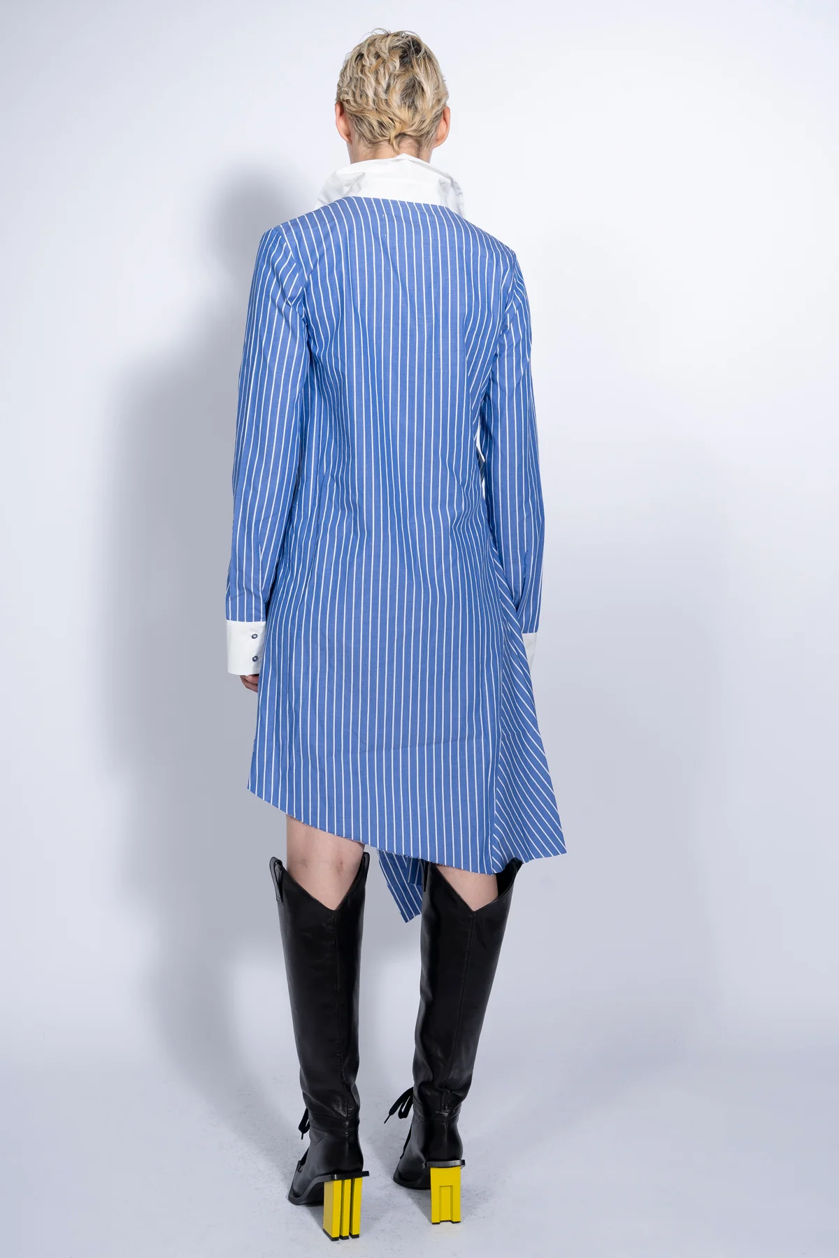 Shirt Dress With Side Bow | Flanerie