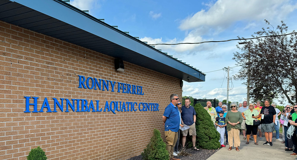Pool dedicated to55-year employee, Ronny Ferrell