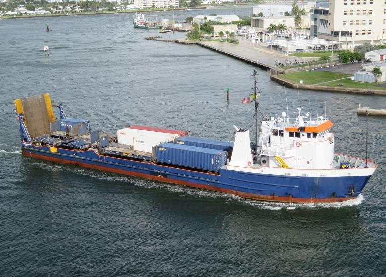 Small Deck Carrier with RoRo and Container Capacity