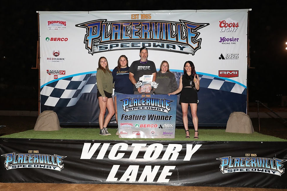 Andy Forsberg surges to 70th career Sprint Car win at Placerville Speedway