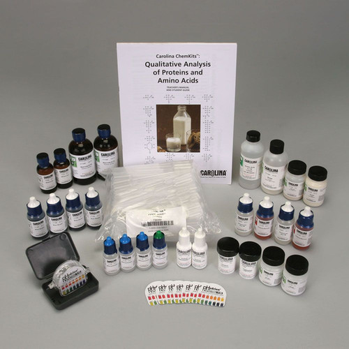 Carolina ChemKits: Qualitative Analysis of Proteins and Amino Acids Kit ...