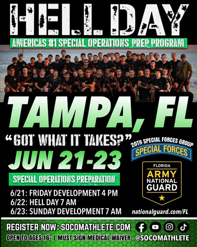 Hell Day Tampa, JUN 22, 2024 | socomathlete