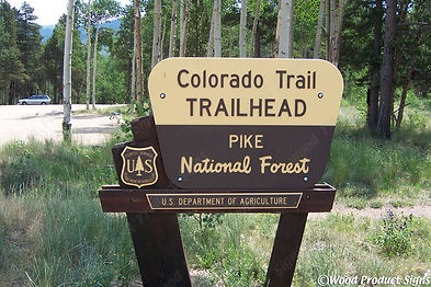 Forest Service Signs | Wood Product Signs