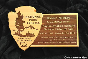NPS Plaques | Wood Product Signs