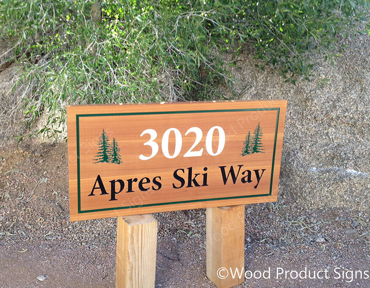 Ski Area Signs | Wood Product Signs