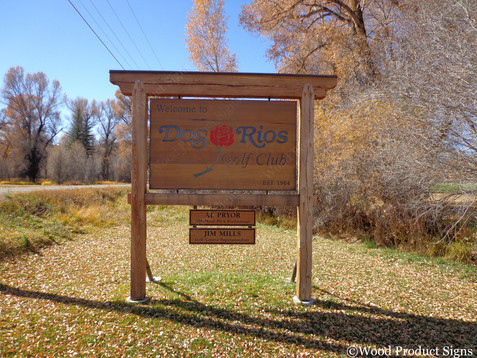 Park Entrance Signs | Wood Product Sigs