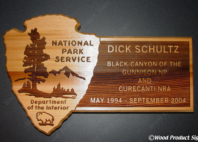 NPS Plaques | Wood Product Signs