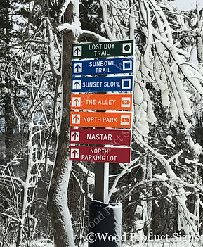 Ski Area Signs | Wood Product Signs