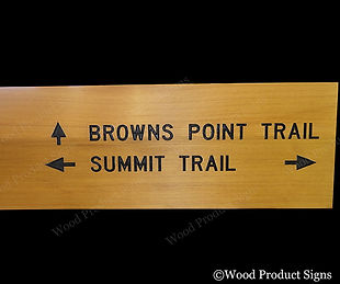 USFS Trail Signs | Wood Product Signs