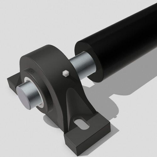 Nylonn Roller (black) Dia 30mm - Dead Shaft | MADE IN UAE