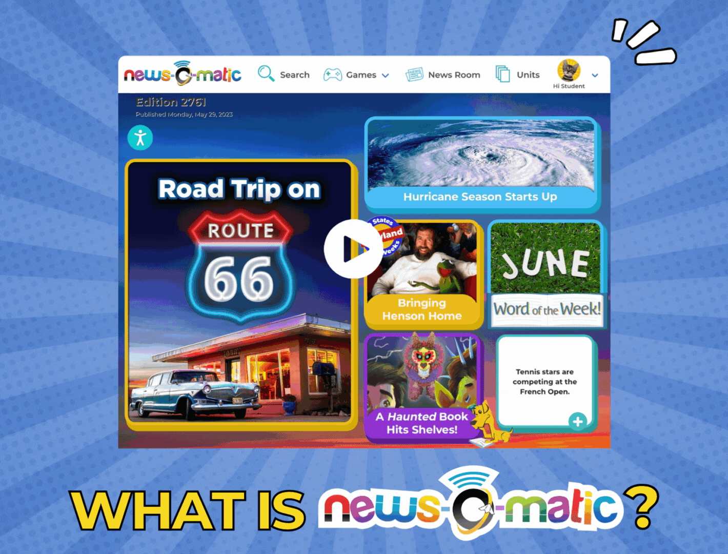 News-O-Matic | Online Learning Resource for K-8