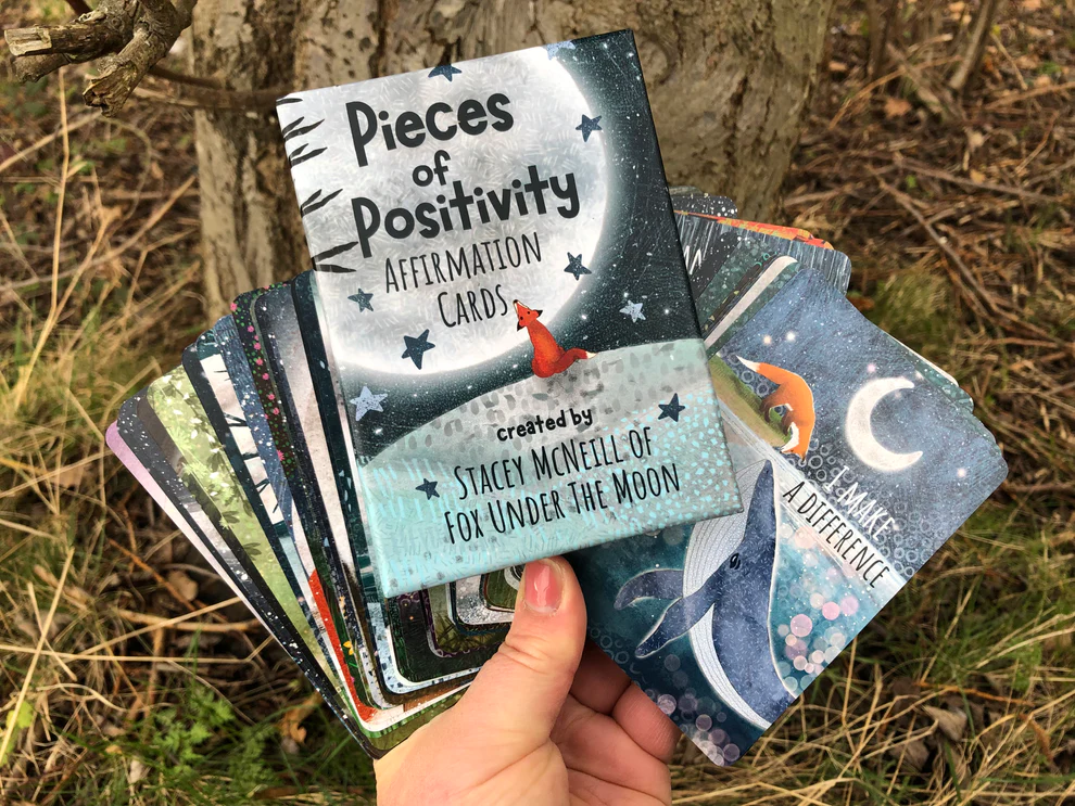 Pieces Of Positivity Affirmation Cards | Stars Aberystwyth