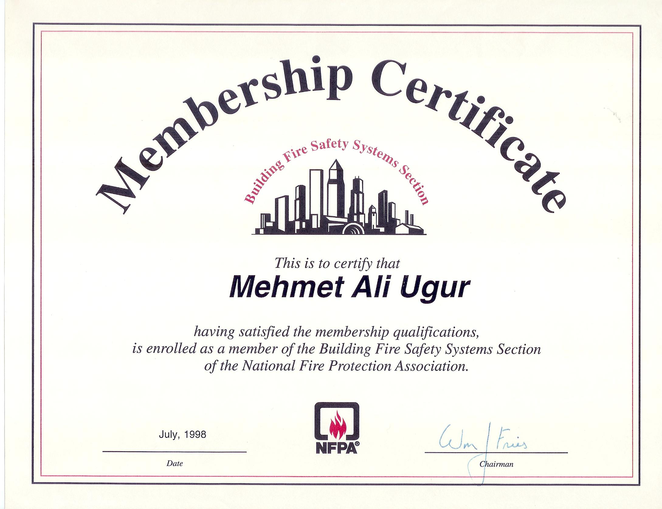 Certificates | afsa-consulting