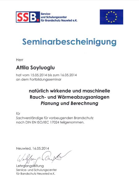 Certificates | afsa-consulting