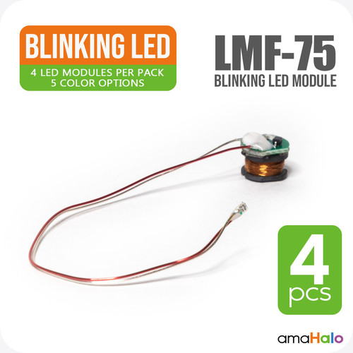 LMF-75 Inductive Blinking LED Module (4pcs) | amaHalo