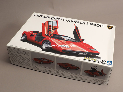 Aoshima 1/24 '74 Lamborghini Countach LP400 (#058046) | Plasmojo Scale ...