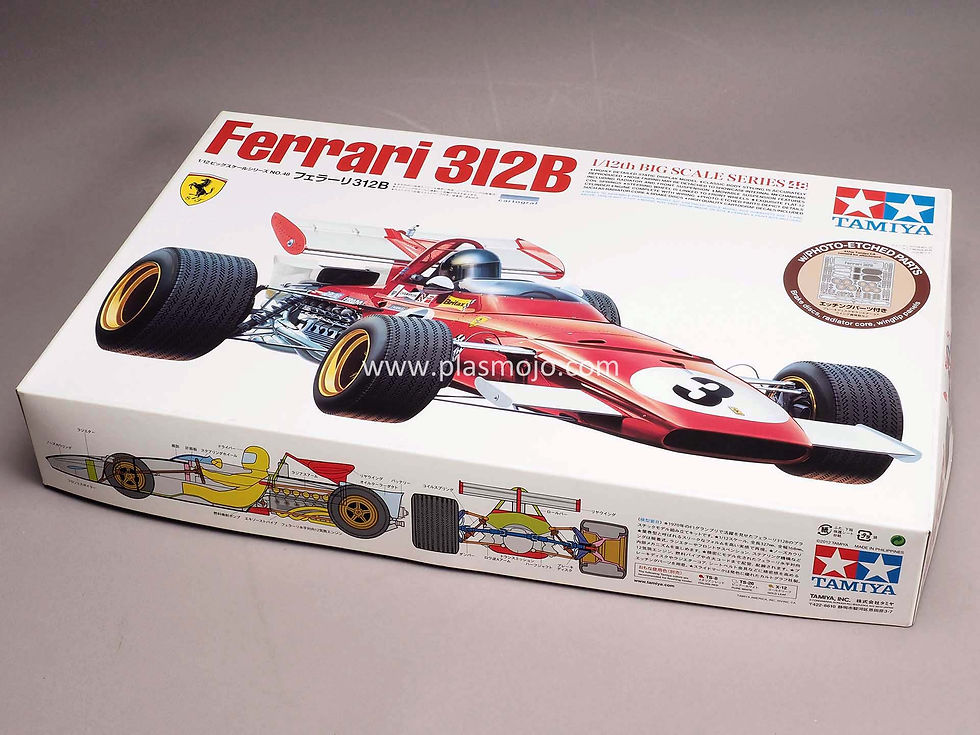 Tamiya 1/12 Ferrari 312B w/Photo-Etched Parts (#12048) | Plasmojo Scale ...