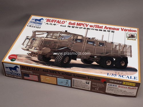 Bronco 1/35 'Buffalo' 6x6 MPCV w/Slat Armour Version (#CB35101 ...