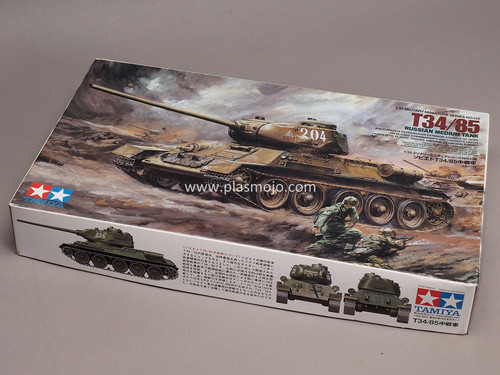 Tamiya 1/35 T34/85 Russian Medium Tank (#35138) | Plasmojo Scale Model