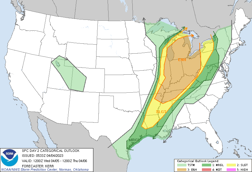West Michigan Weather Reflects On April 5th 2023: A Narrow Miss For ...