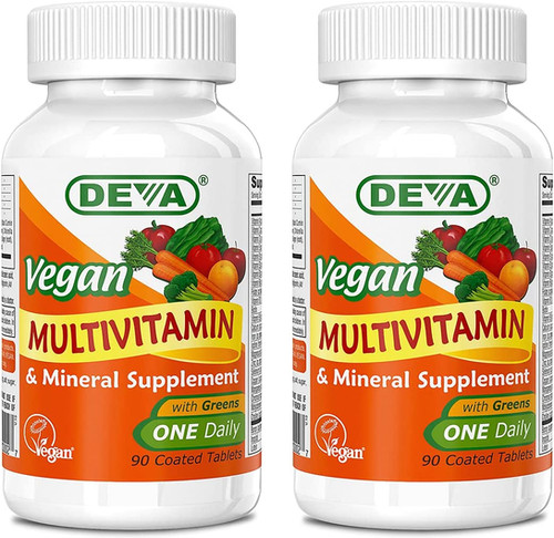 Deva Vegan Multivitamin & Mineral Supplement | Pill Clarity
